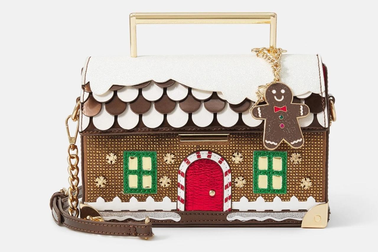 Novelty Christmas Gingerbread House Purse | Powered by Givergy